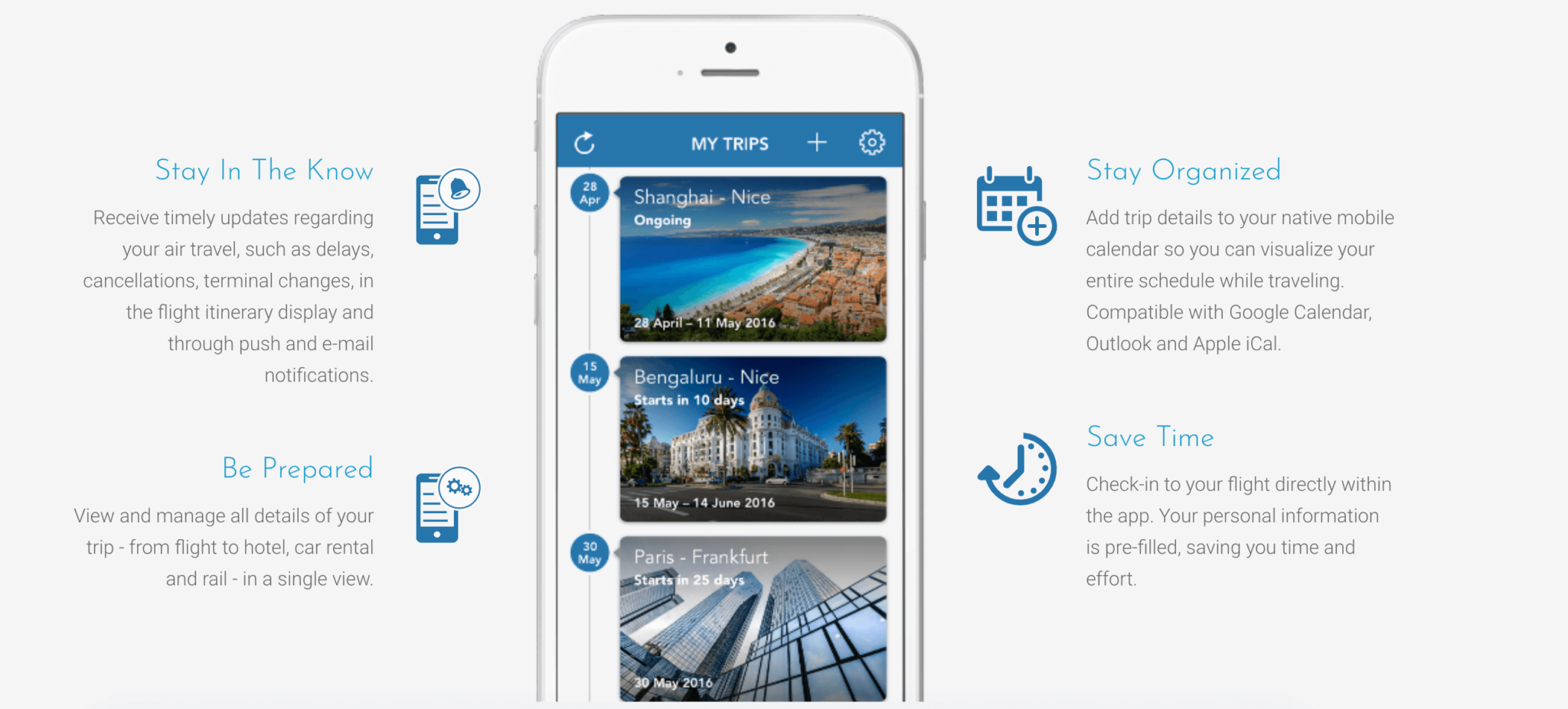 CheckMyTrip Travel App - The perfect Trip Manager